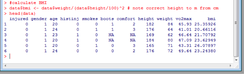 Introduction To R Creating New Variables