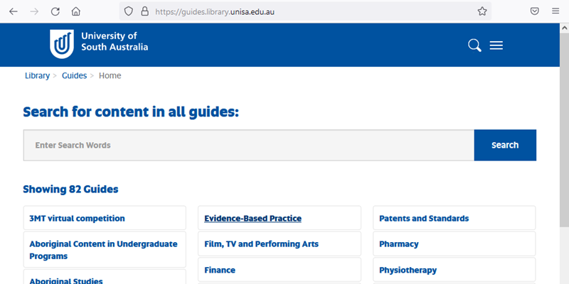 Learning Resources: eReadings and Library Guides