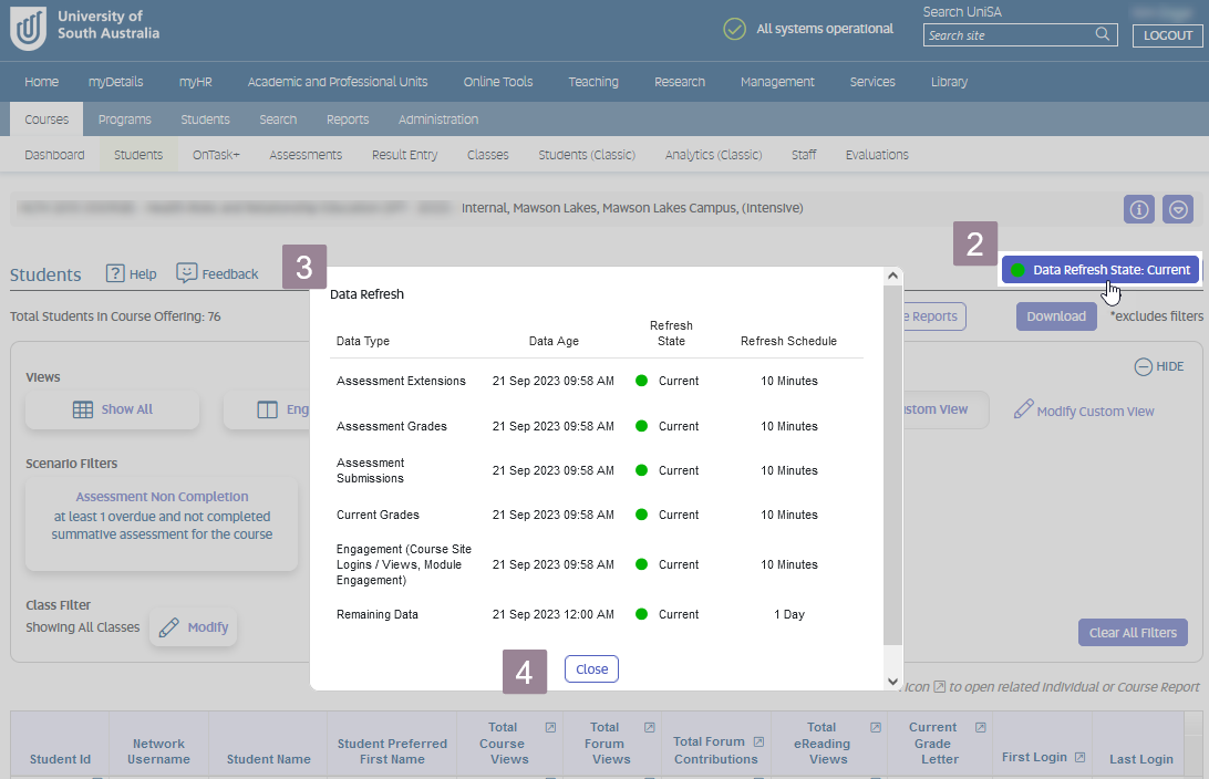 Teaching Dashboard: Data Age