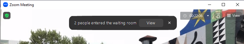 Zoom: Waiting Room